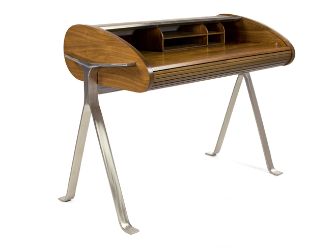 Vladimir Kagan, tables, Roll Top Desk