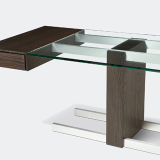 Vladimir Kagan, tables, Cubist Cantilevered Desk